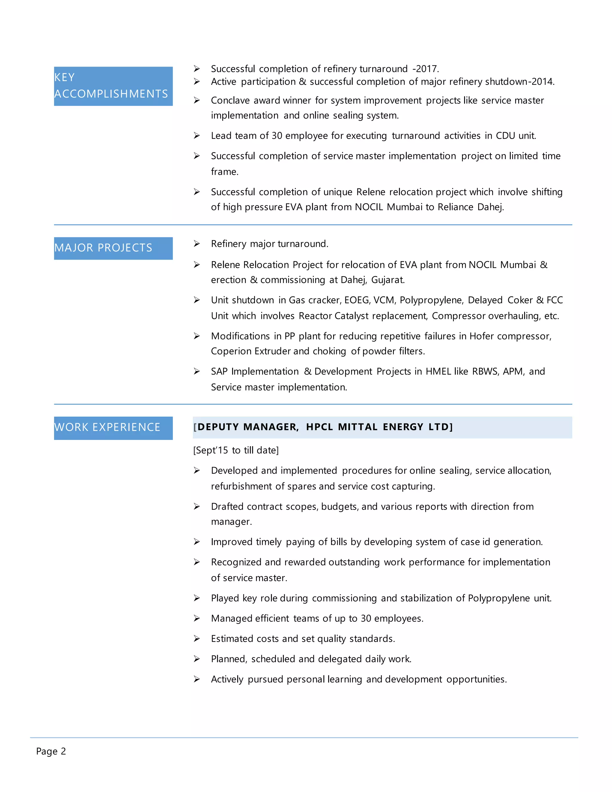 Arun Sahu_ Deputy Manager_12 years experience | DOCX