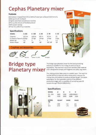 Arun Rega Bakery Machineries (Pvt) Limited, Coimbatore, Bakery Mixer ...