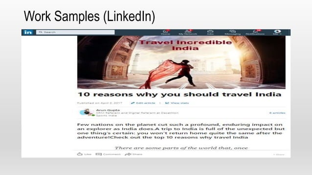 Arun's portfolio | PPT