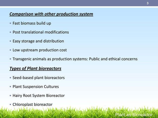 plant as bioreactor | PPTX