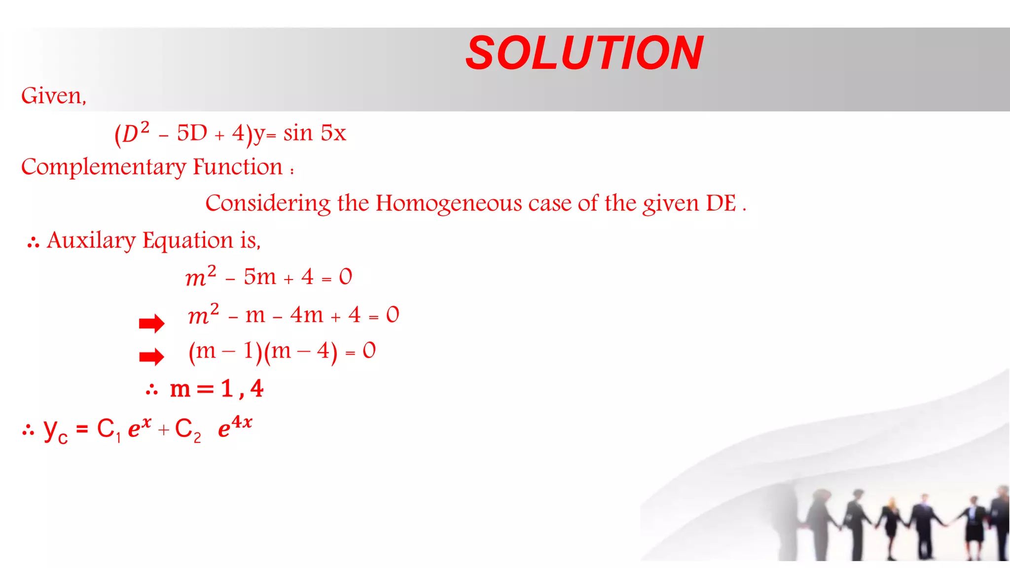 linear differential equation | PPT