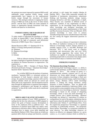 Prof. Arup Barman- HRD under the Fathom of Bottomless Paradigm | PDF