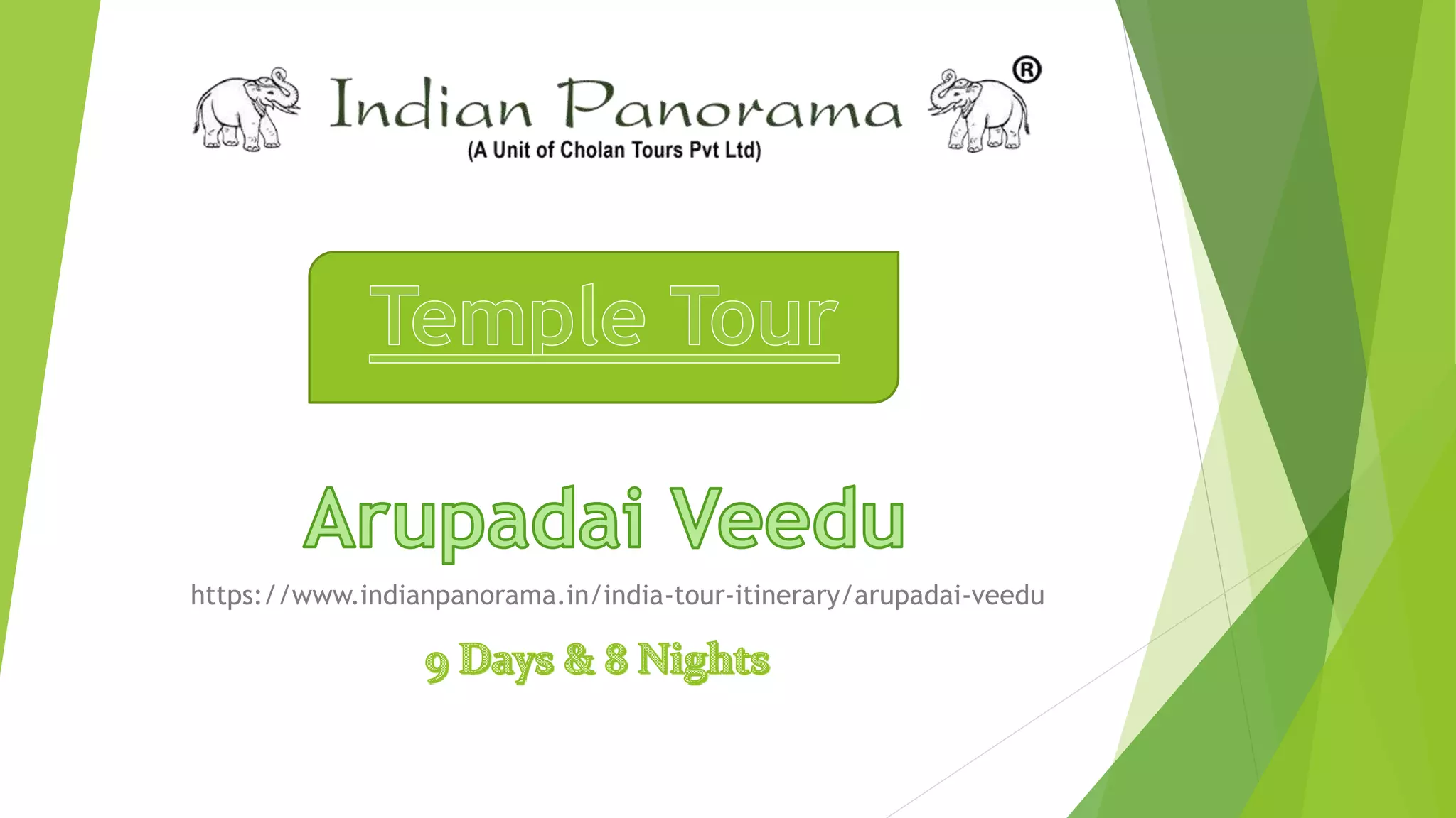 Arupadai Veedu Tour | PPTX