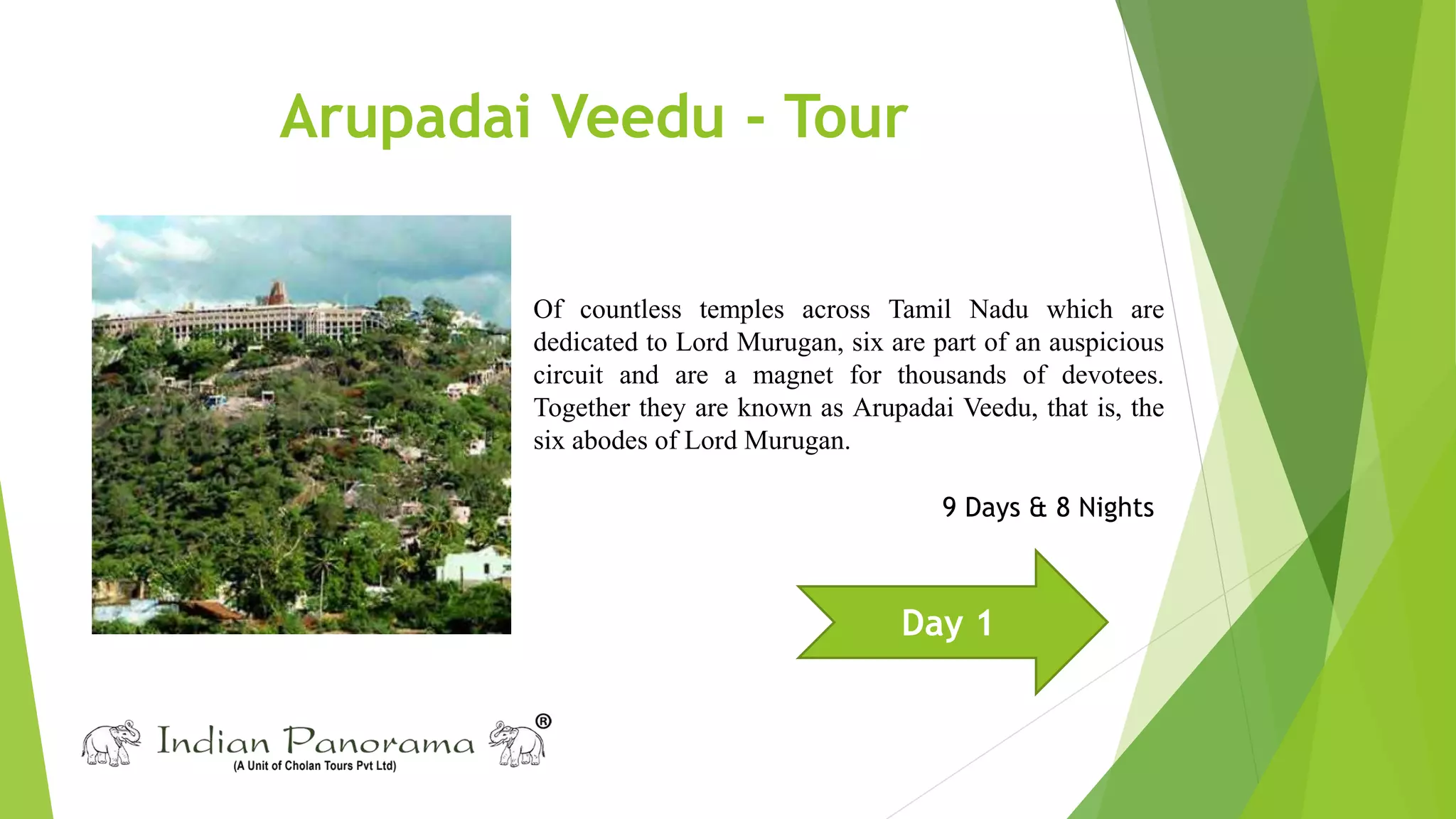 Arupadai Veedu Tour | PPTX