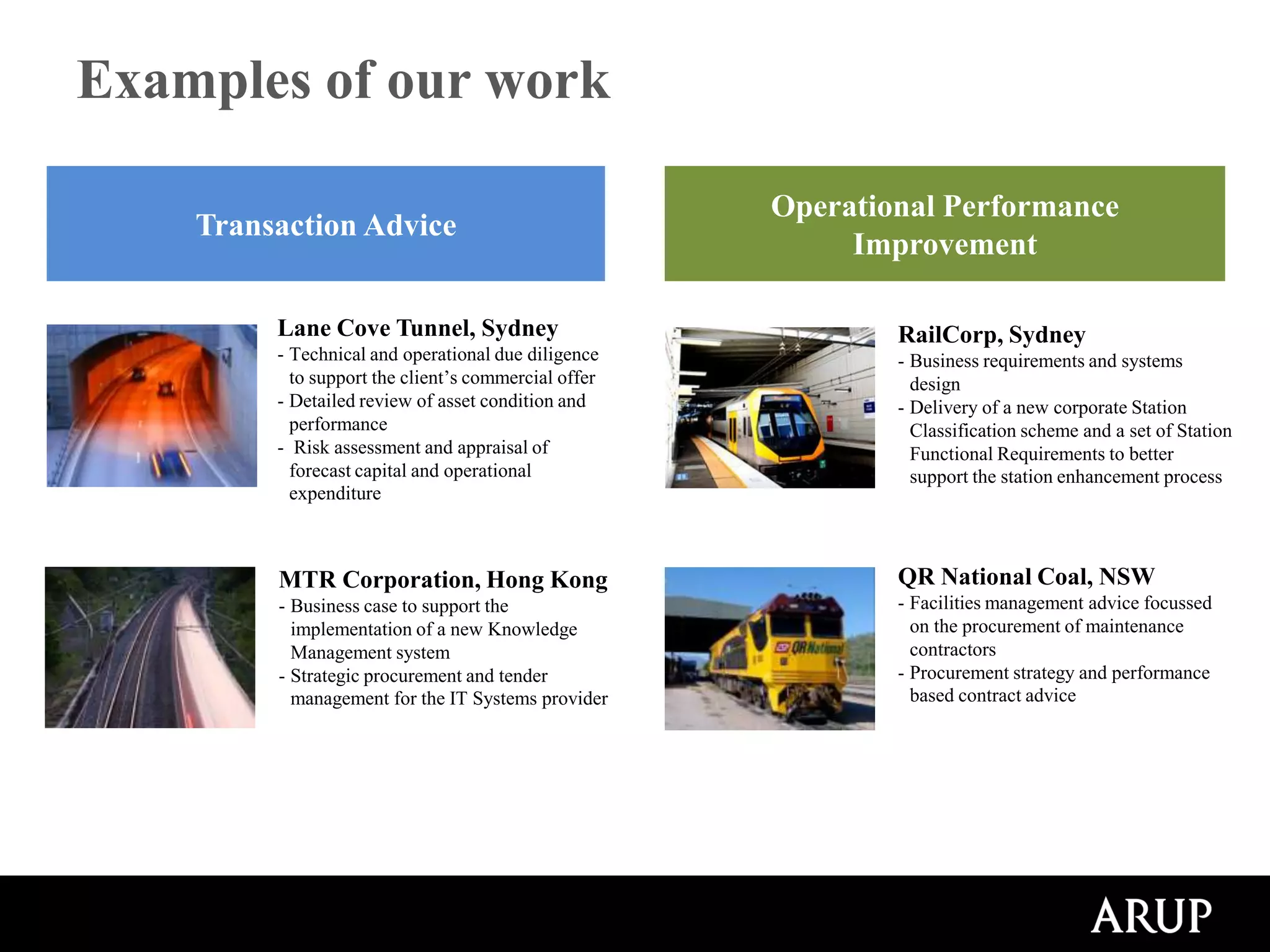 Arup Management Consulting Overview | PPTX