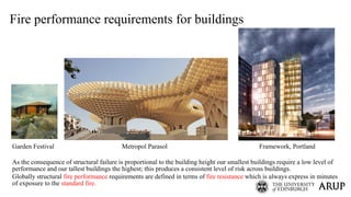 Fire Safety Needs for Mass Timber Buildings _Arup_UoE | PDF