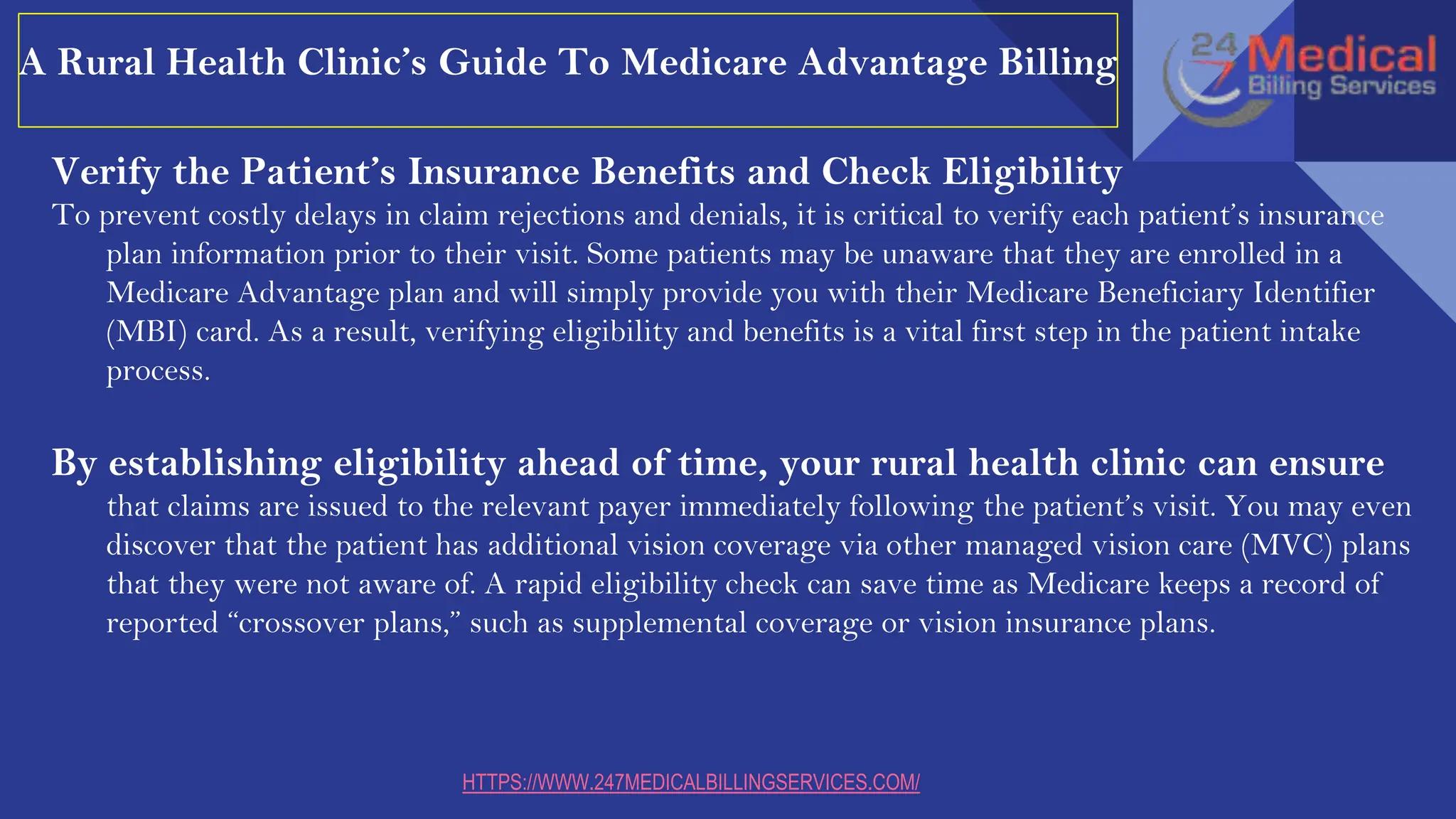 A Rural Health Clinic’s Guide To Medicare Advantage Billing.pptx