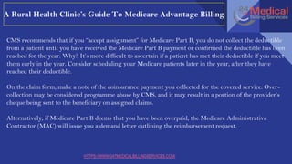 A Rural Health Clinic’s Guide To Medicare Advantage Billing.pptx