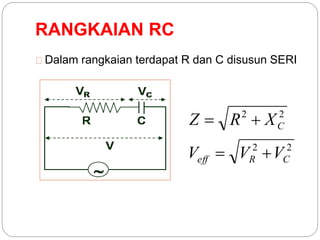 Arus dan tegangan AC ( Rangkaian RLC ) | PPTX