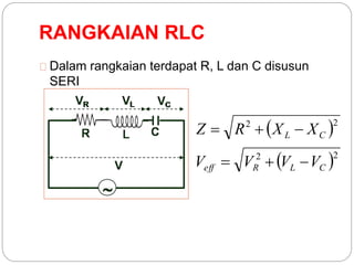 Arus dan tegangan AC ( Rangkaian RLC ) | PPTX