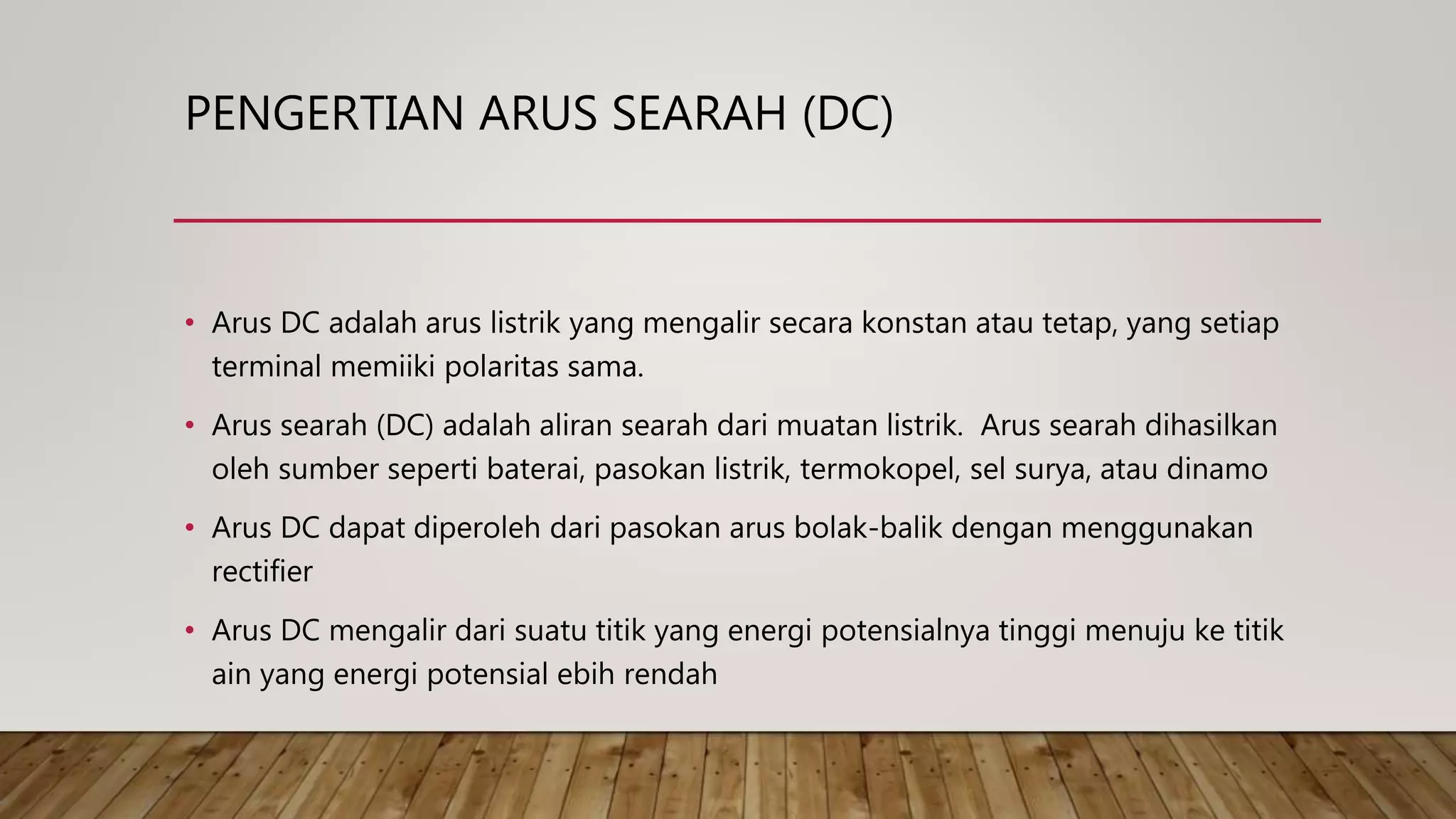 Mengapa Komputer Membutuhkan Arus DC | PPTX