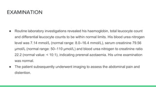 Bilateral Renal Lymphangiectasia: Case Presentation | PPTX | Blood ...