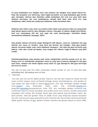 Arus laut | DOCX