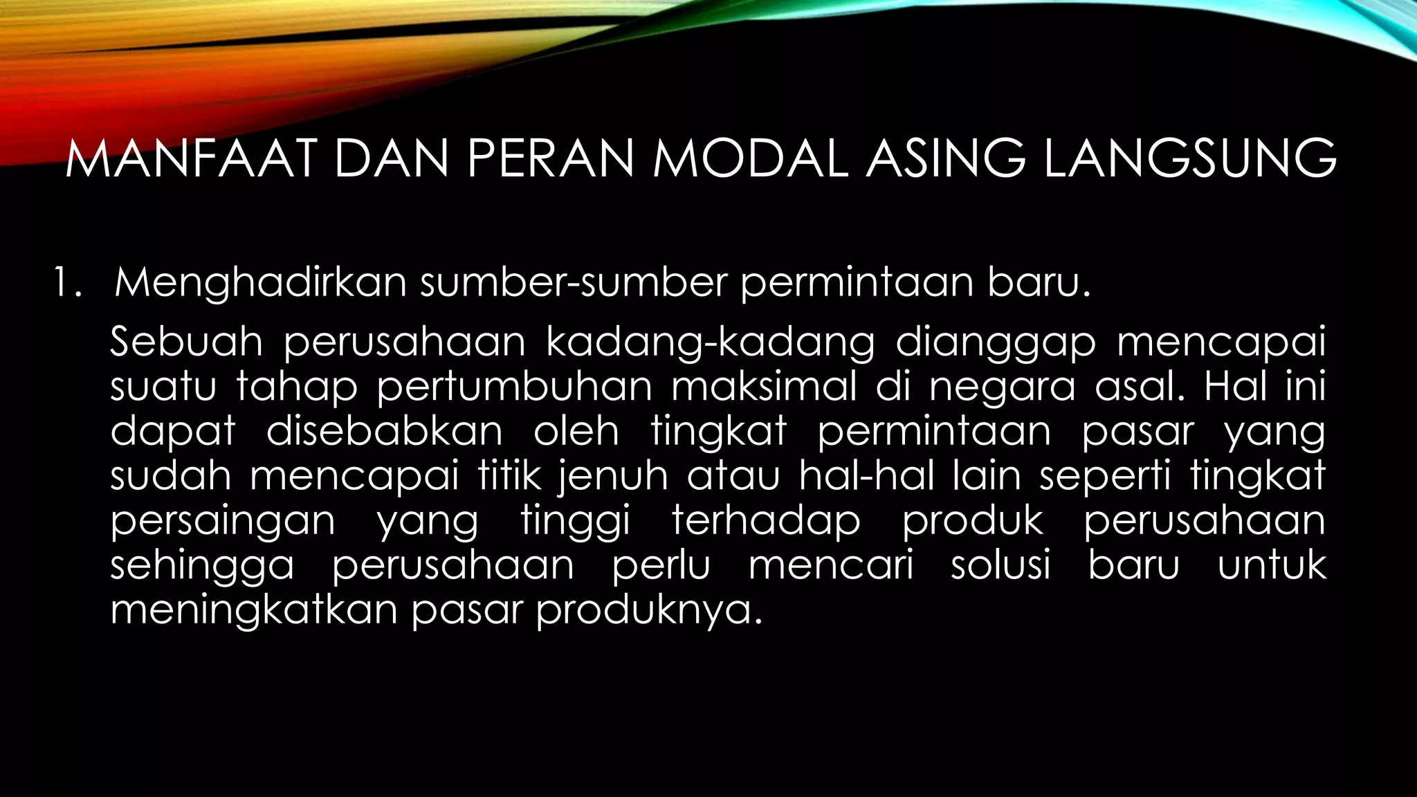 Arus modal dan bisnis internasional | PPTX