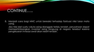 Arus modal dan bisnis internasional | PPTX