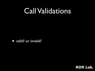 Active Record Validations, Season 1 | KEY