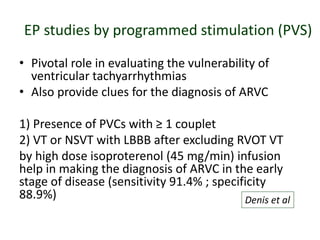 ARRHYTHMOGENIC RIGHT VENTRICULAR DYSPLASIA/CARDIOMYOPATHY | PPTX