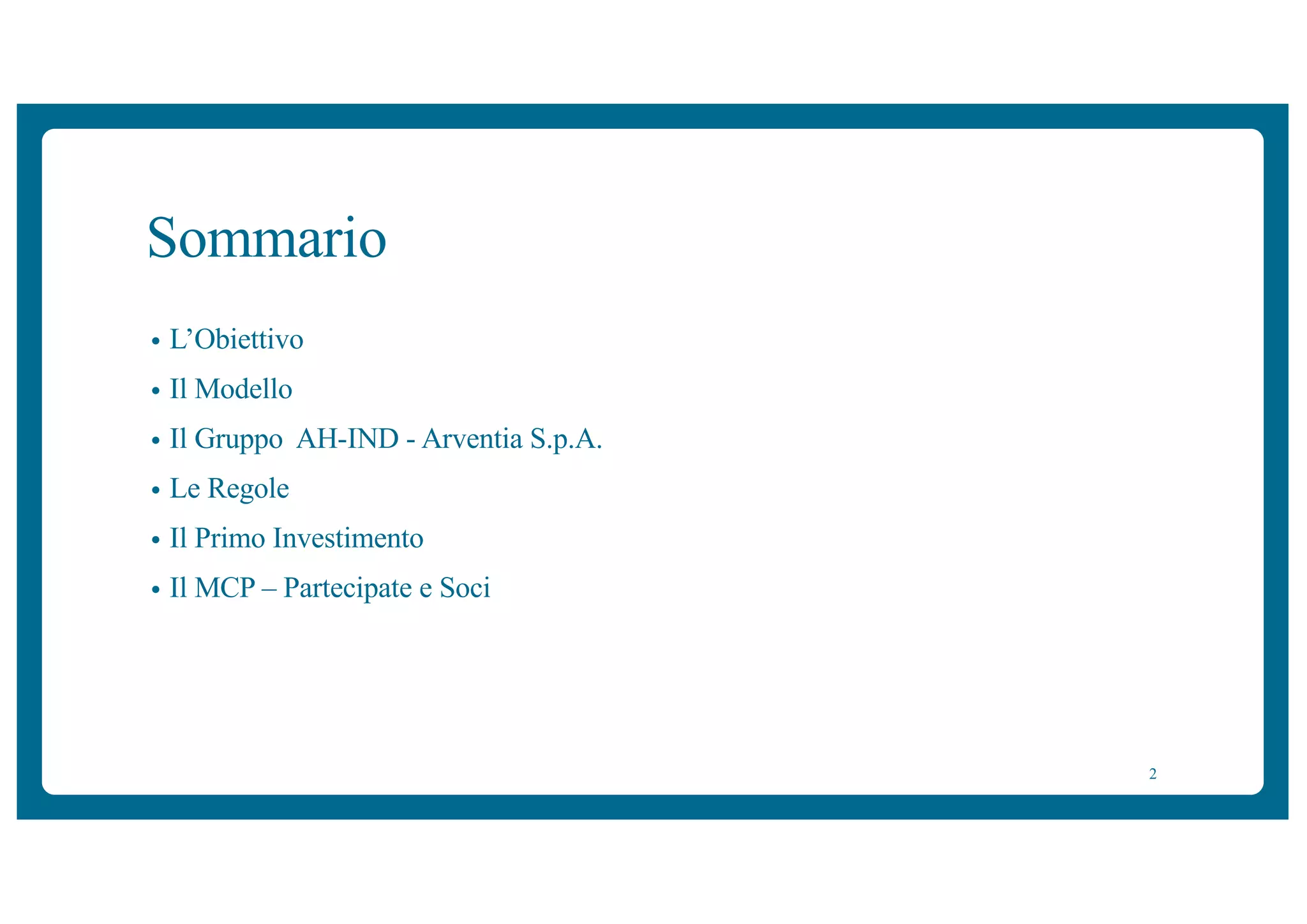 Presentazione Arventia Group | PDF