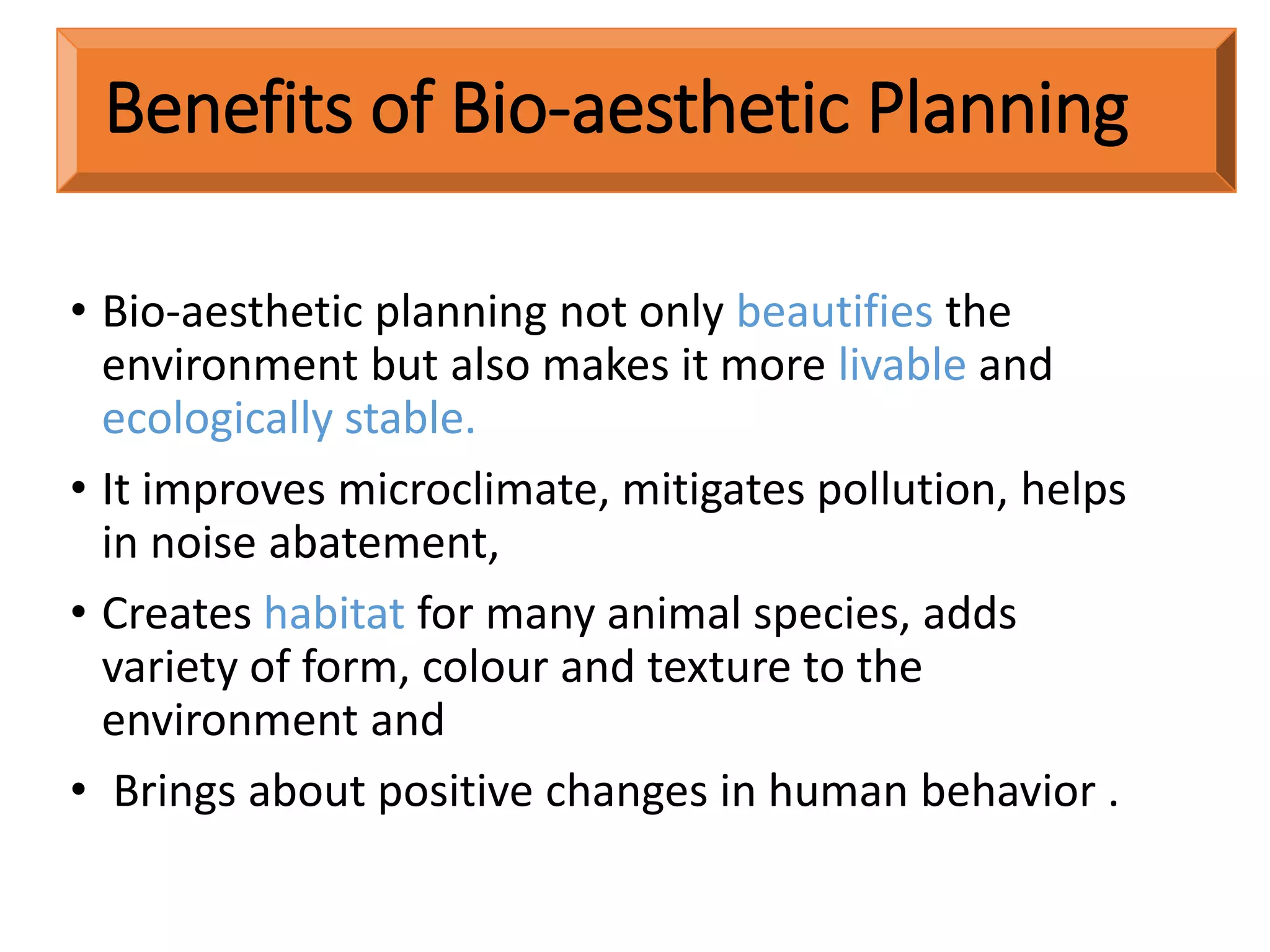 (Bio aesthetic planning) aims and objectives | PPTX