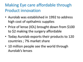 Arvind eye care system | PPTX