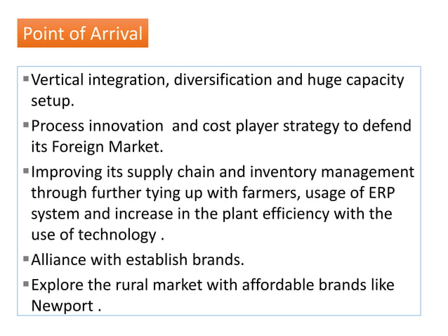 Strategy management by Arvind mills | PPT