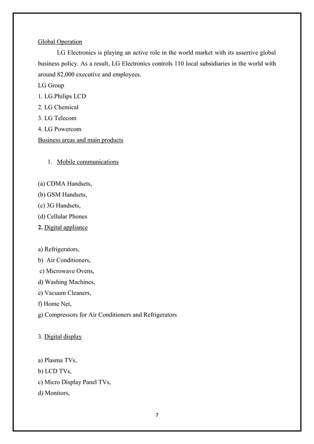 Major project for maketing MBA student at DAVV indore | DOCX ...