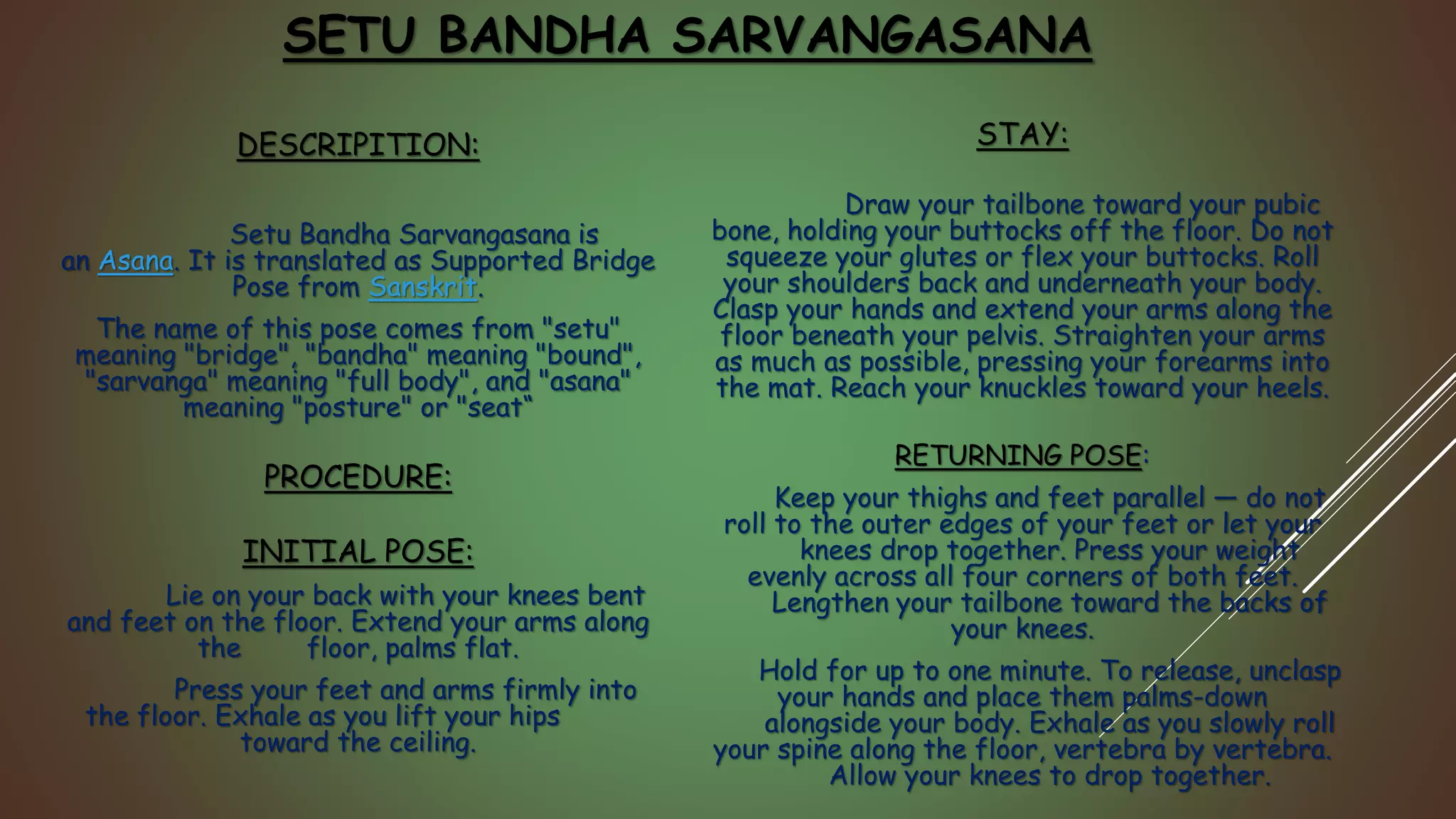 YOGA ASANA (ARVIND MATHUR) | PPTX