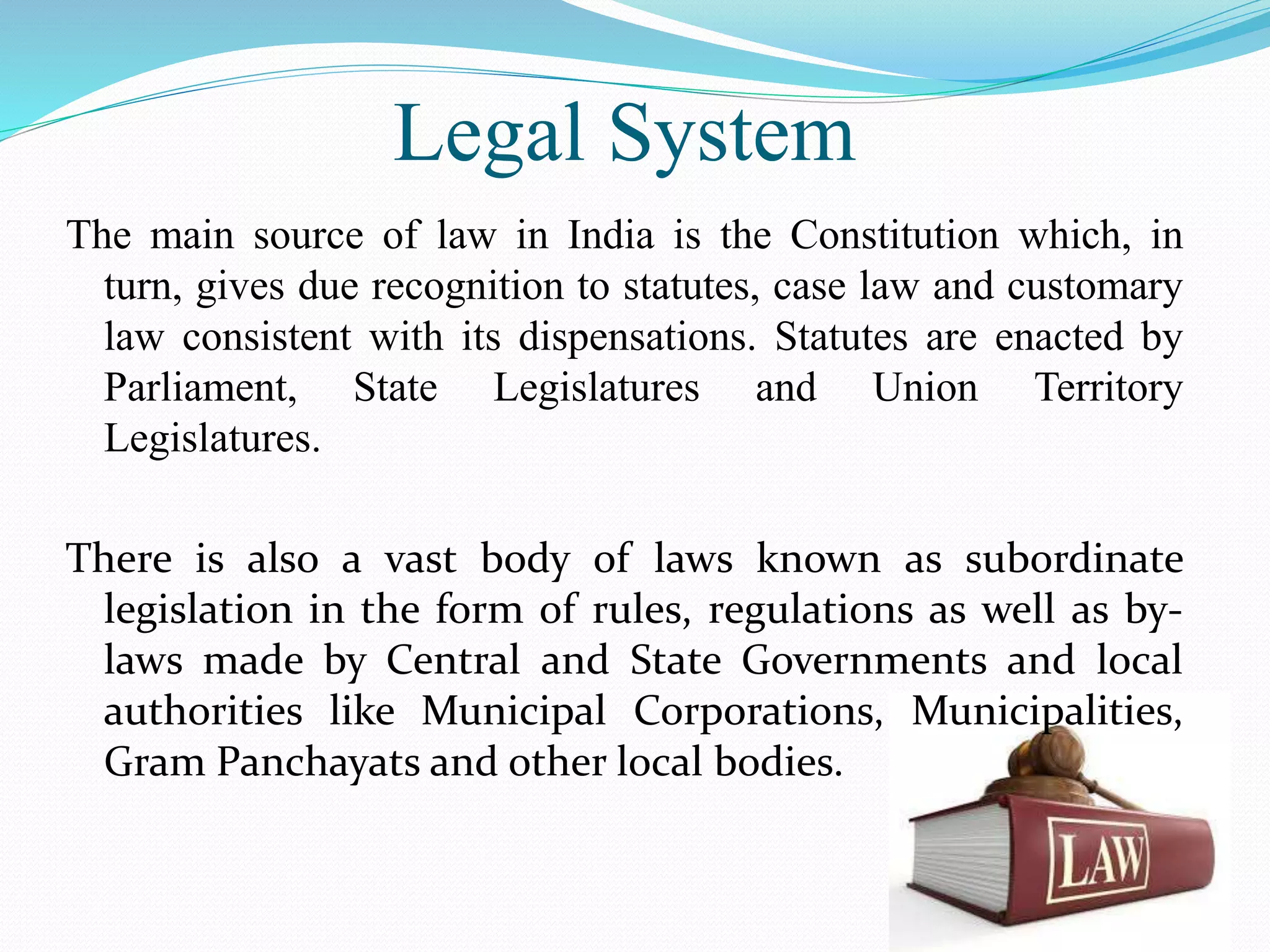 sources of law , manager and legal system | PPTX