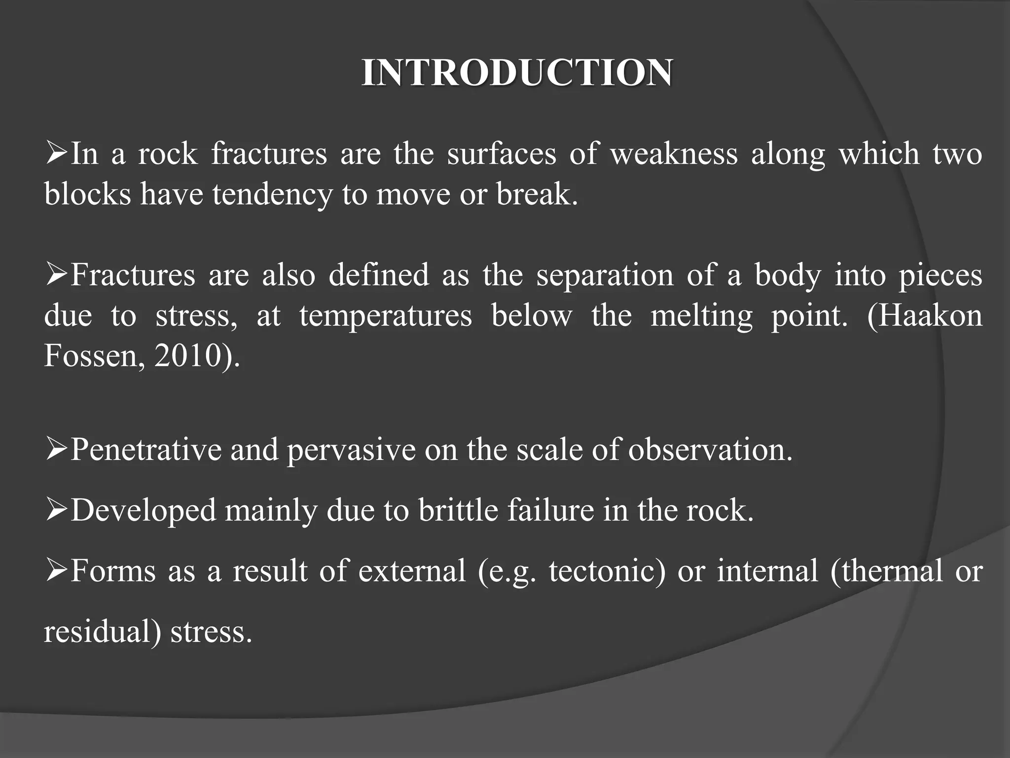 Fractures | PPSX | Geology | Science