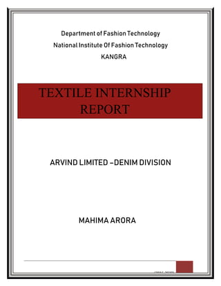 Arvind Mills Denim