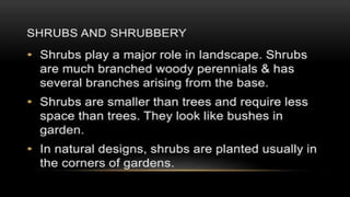 Components and Adornments of Garden with full explanation | PPTX