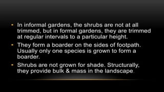 Components and Adornments of Garden with full explanation | PPTX