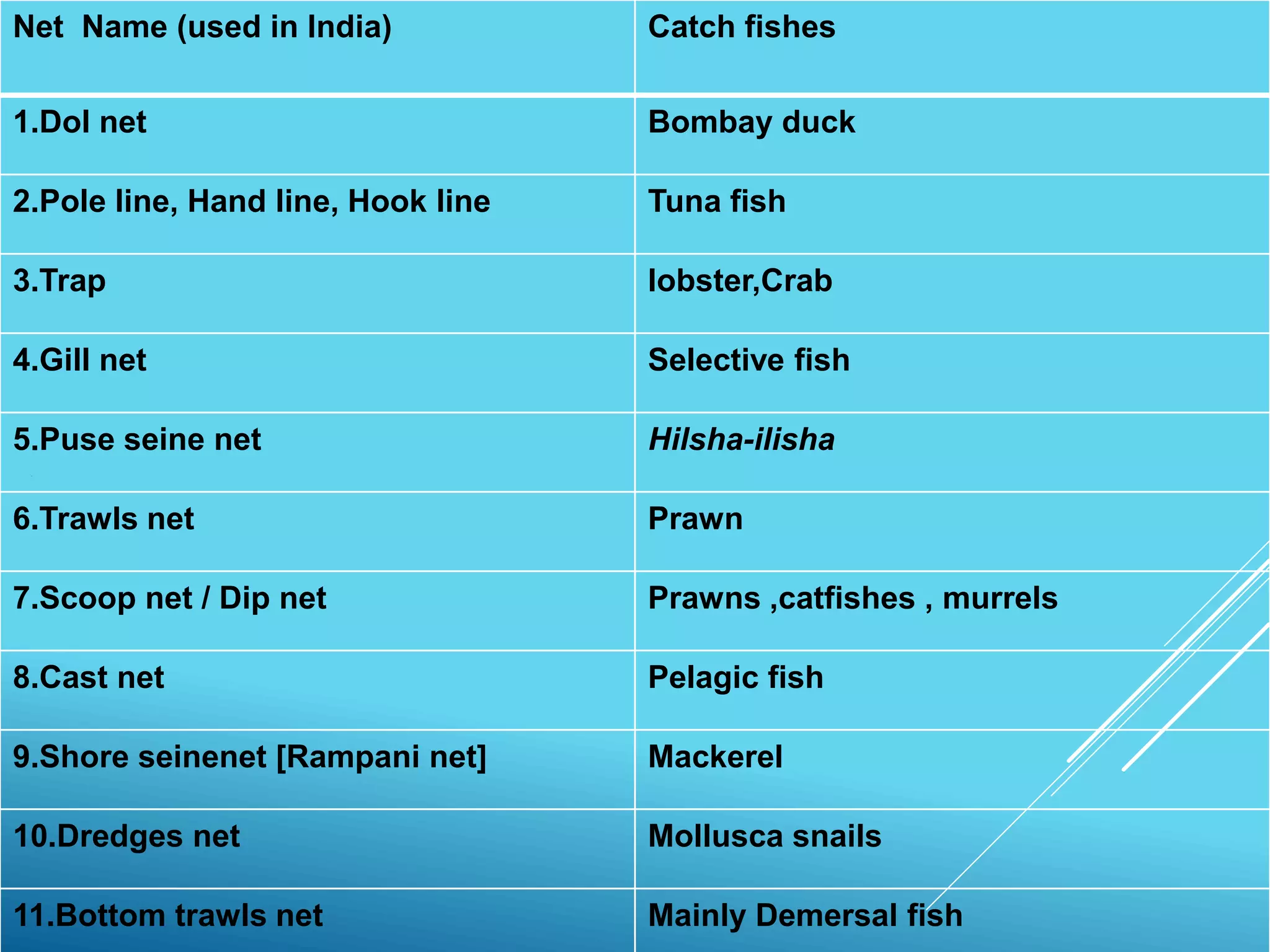 CLASSIFICATION OF FISHING GEAR | PPTX