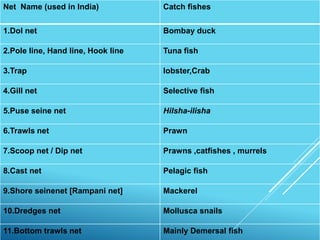 CLASSIFICATION OF FISHING GEAR | PPTX