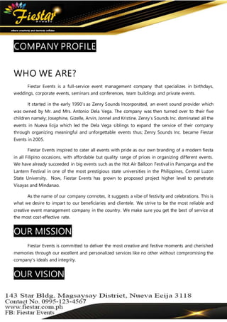 Arvin final fiestar events-company-profile- | DOCX