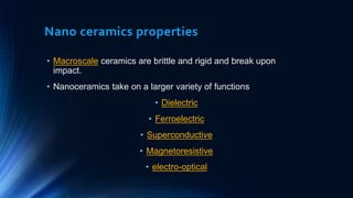 nano ceramics and composites | PPTX