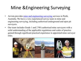 Aerial surveying, mine and engineering surveying services australia | PPT