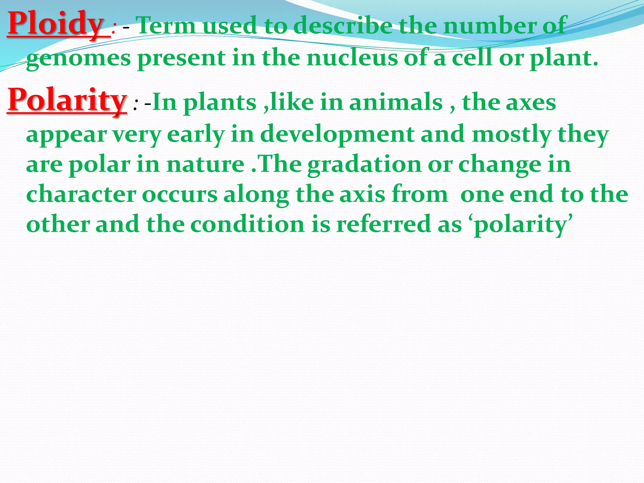 terminology used in plant bio technology | PPTX