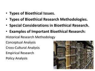 Arvo egypt researching a bioethical question | PPT