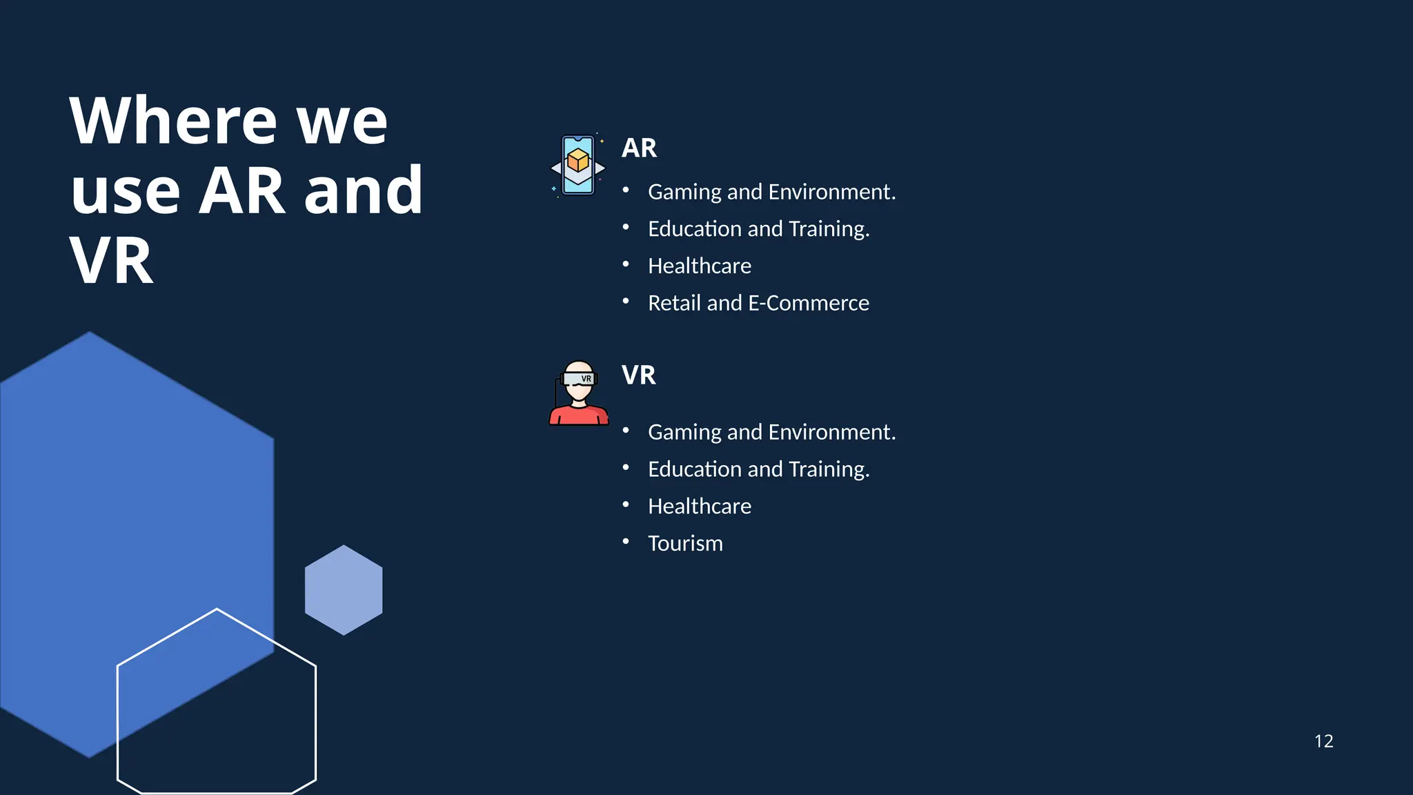 Augmented Reality vs Virtual Reality PPT | PPTX | Augmented Reality | Technology & Computing