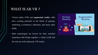 AR/ VR IN HEALTH CARE INDUSTRY | PPTX