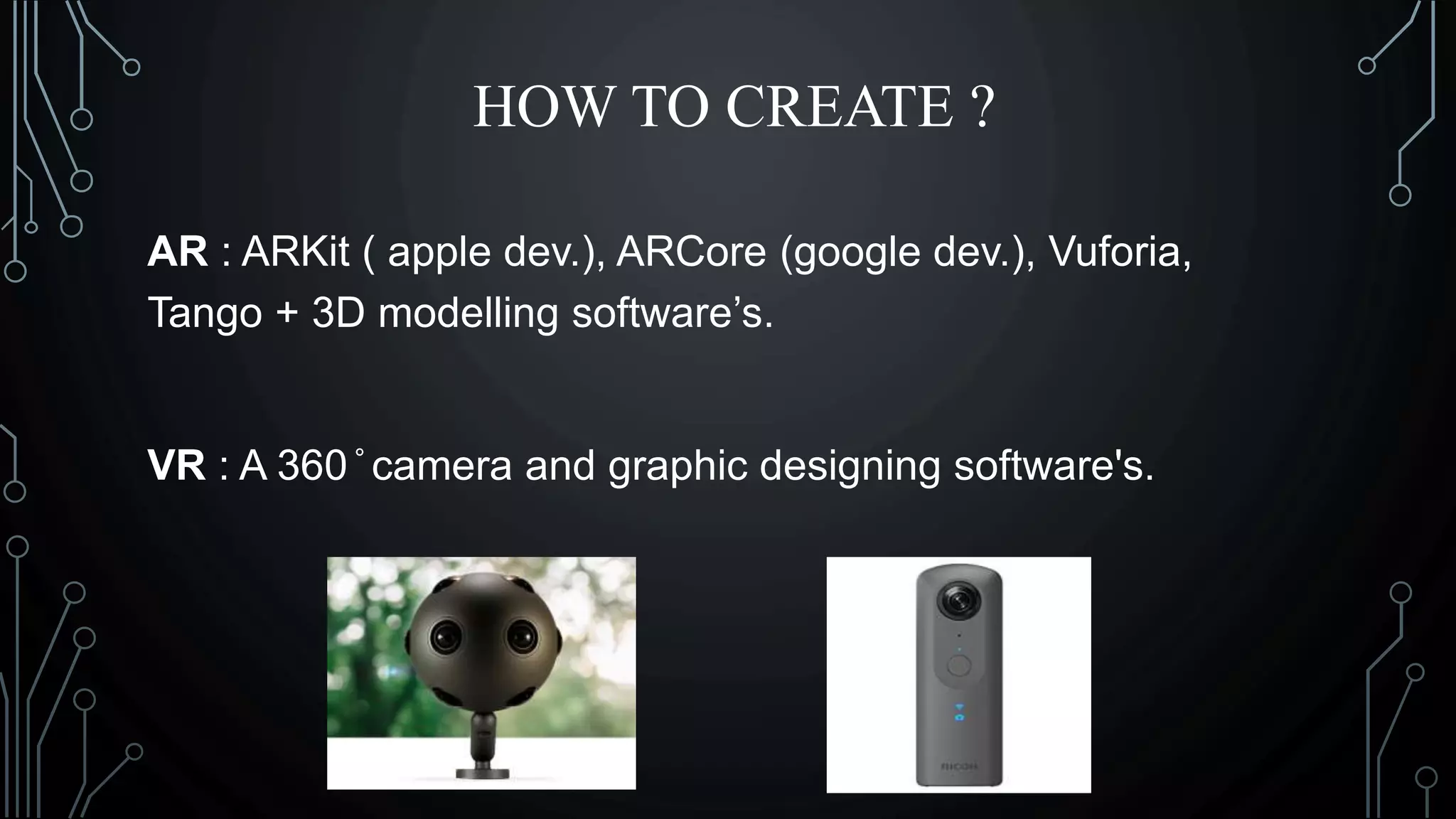 AR & VR technology | PPTX | Augmented Reality | Technology & Computing