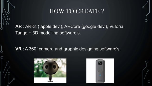 AR & VR technology | PPTX | Augmented Reality | Technology & Computing