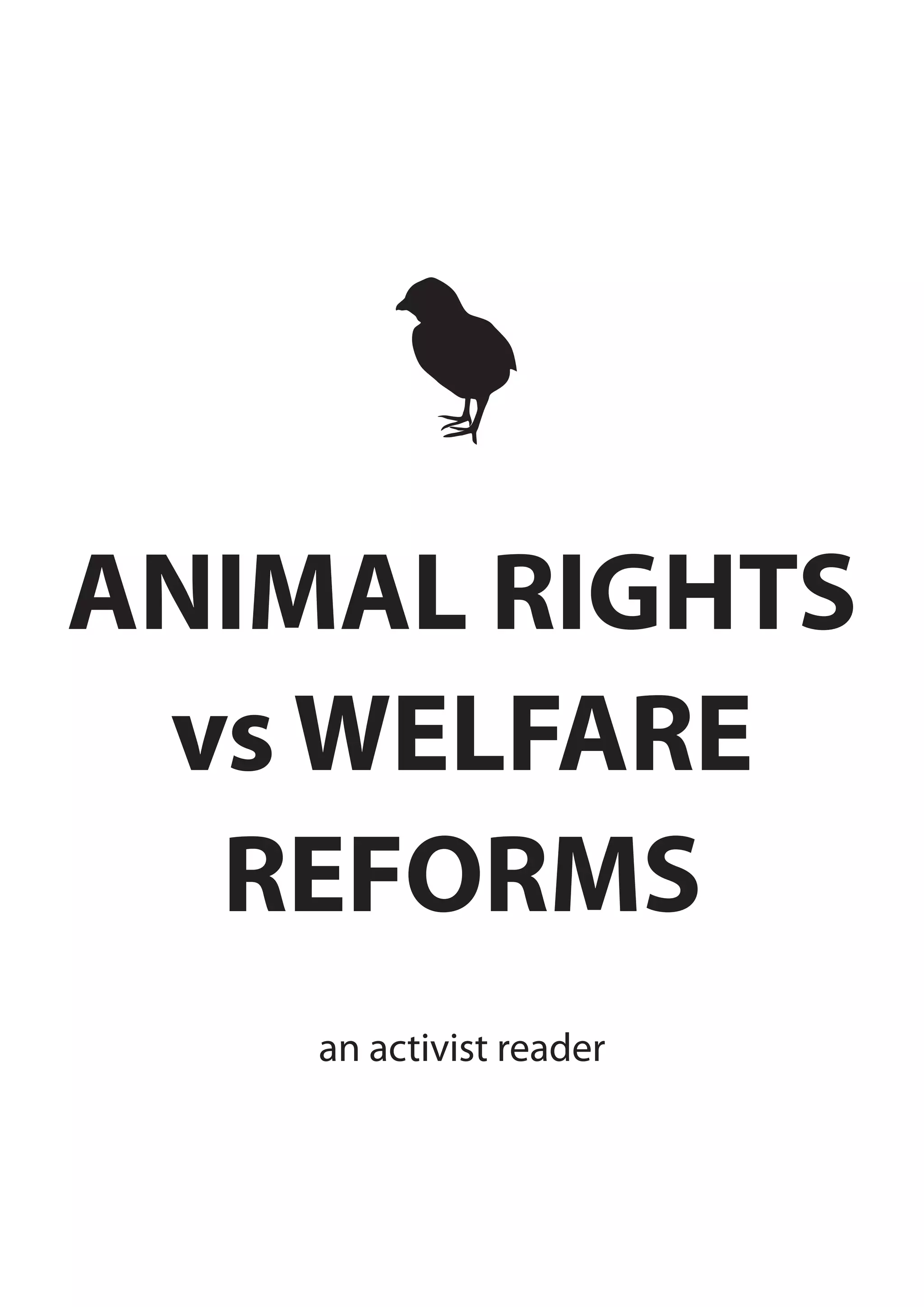 Animal Rights vs Welfare Reforms Reader | PDF | Free Download