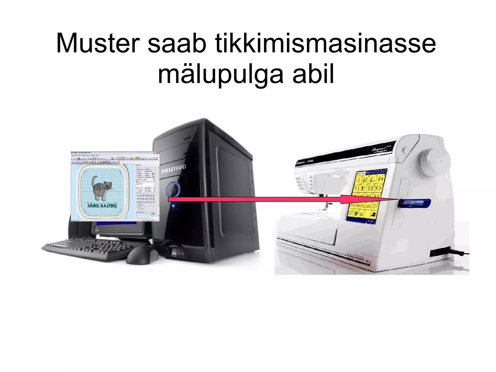 Mida on vaja, et saada tikand (riide)esemele? | PPT