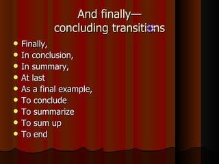 Arw -3. the body transitions | PPT