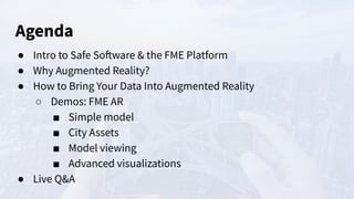 Data in the Real World: FME AR and FME Data Express | PPT