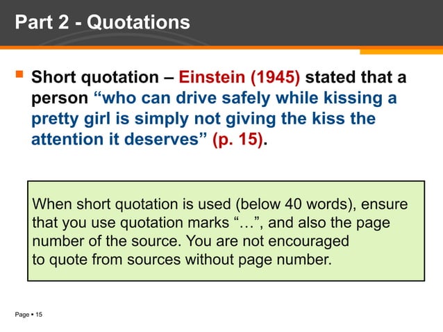 Introduction to Citations and Referencing | PPTX