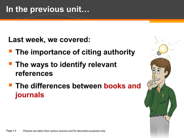 Introduction to Citations and Referencing | PPTX