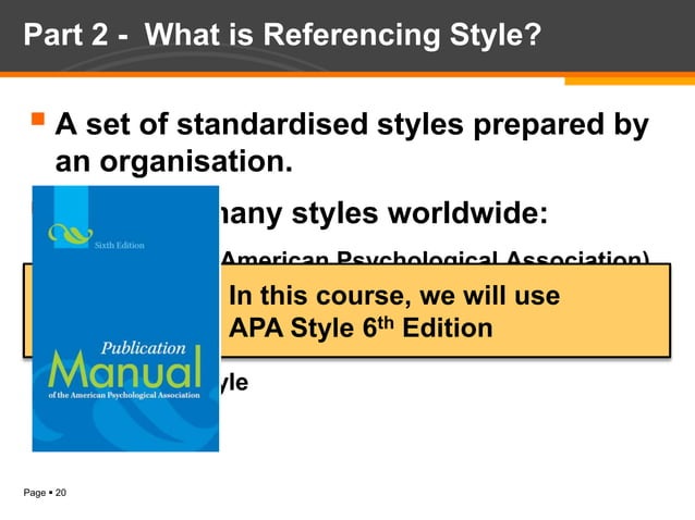 Introduction to Citations and Referencing | PPTX